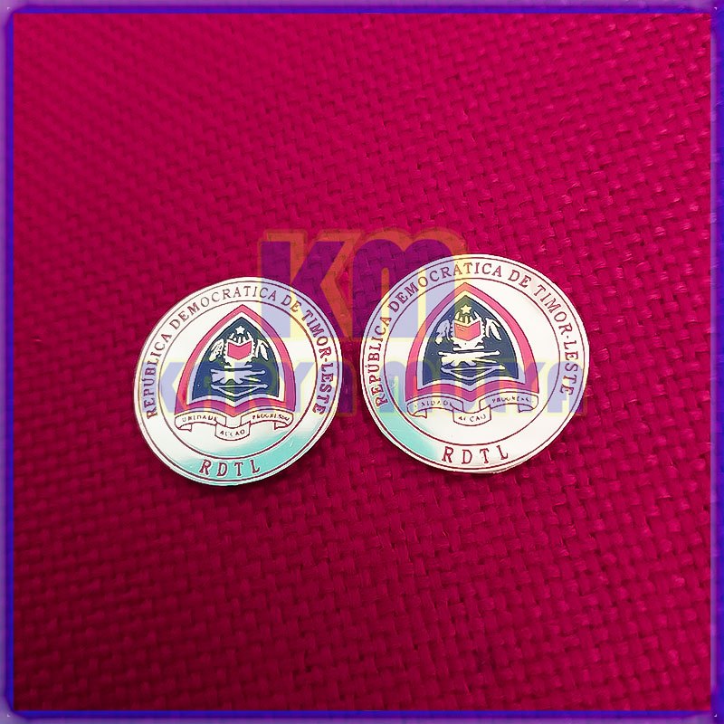 Jual Lencana Pin RDTL Bulat Pin Bros Logo RDTL Magnet - Karya Mulya ...