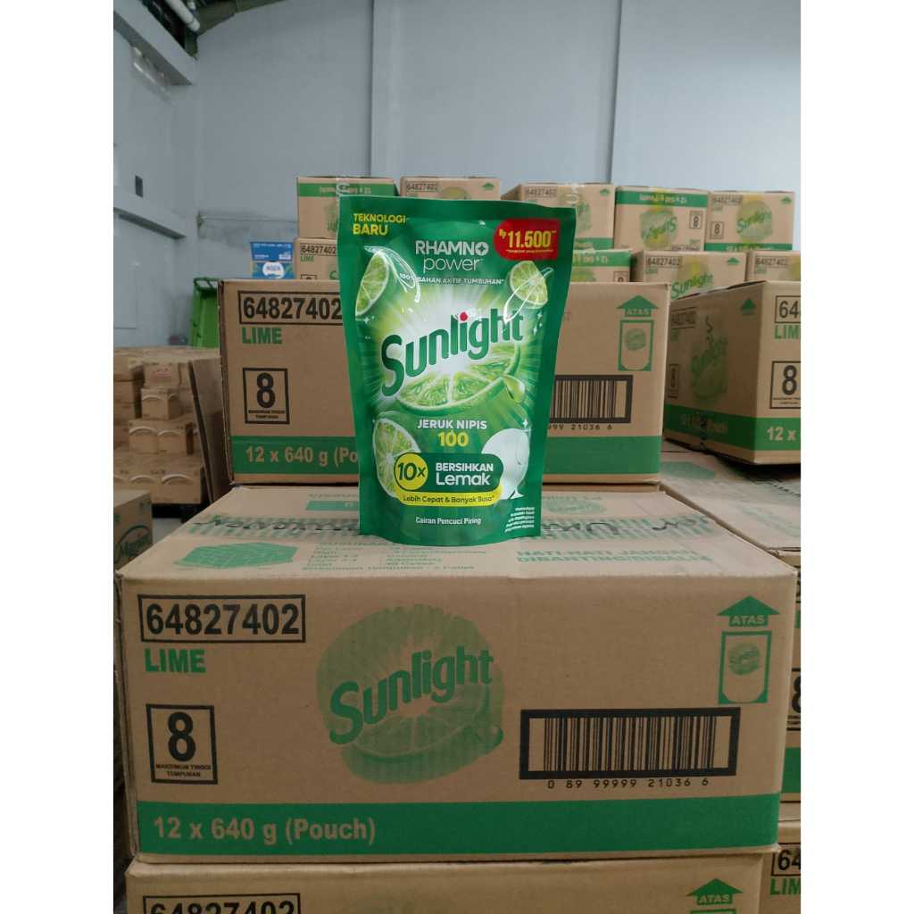 Jual Sunlight 640 ml x 12 pouch DOS | Shopee Indonesia