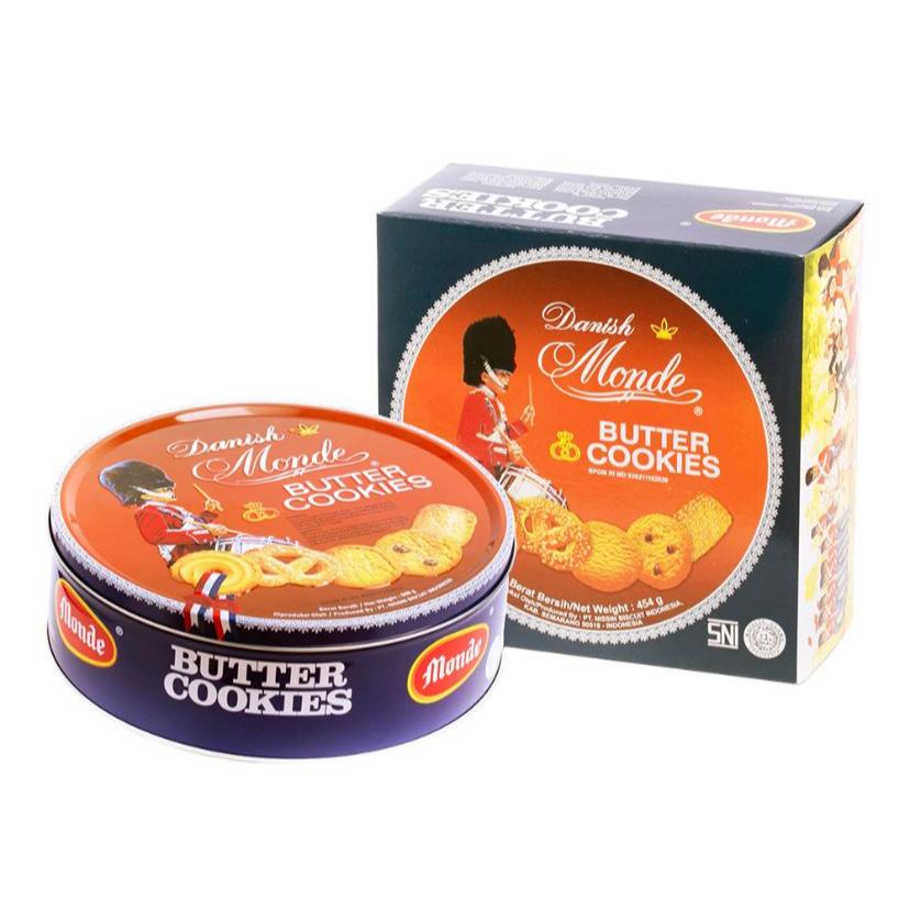 Jual Monde Butter Cookies Blue 454 g | Shopee Indonesia