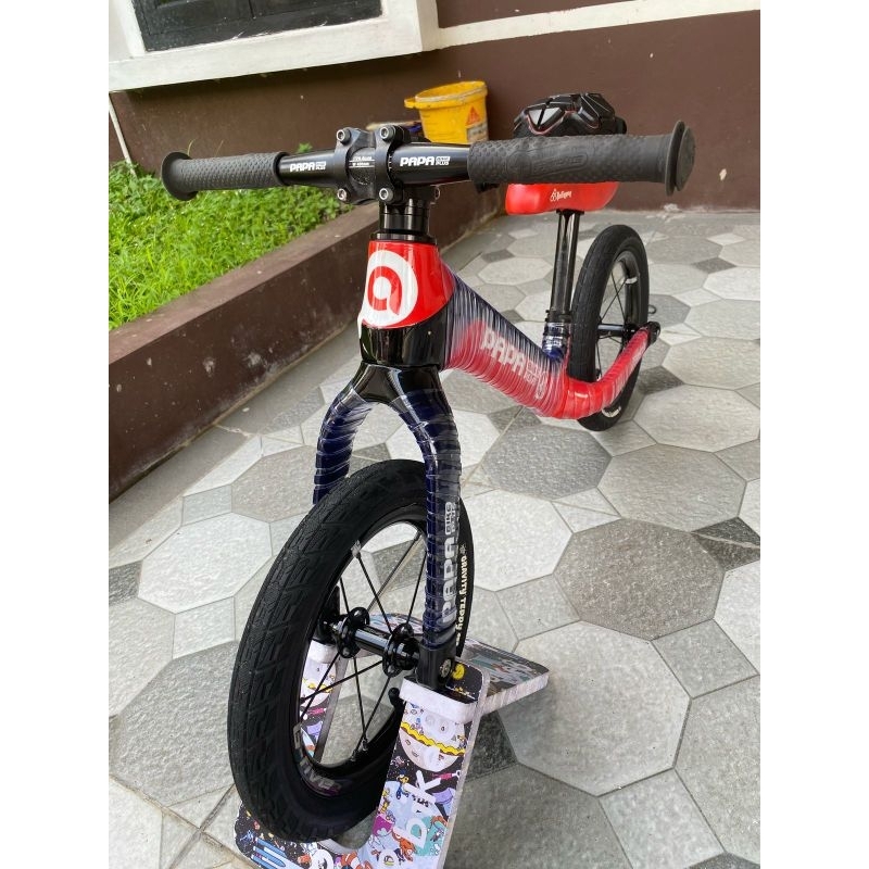 Jual Fullbike Papabike Flash Carbon | Shopee Indonesia