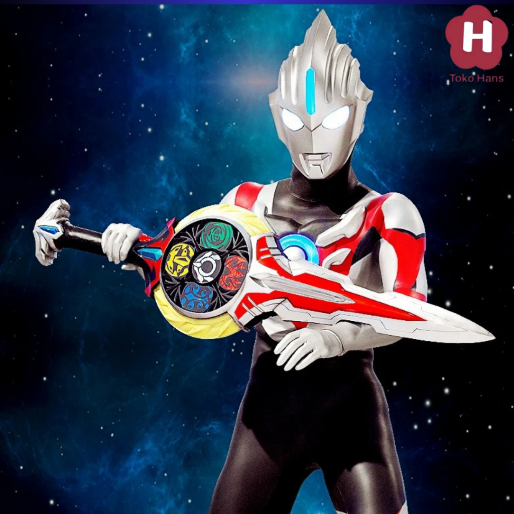 Jual HTH Mainan Anak Pedang Super Hero Ultraman Orb Henshin DX Sword ...