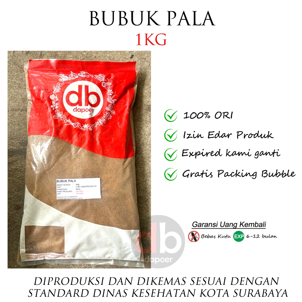 Jual Pala Bubuk 1kg | Pala Utuh | Shopee Indonesia