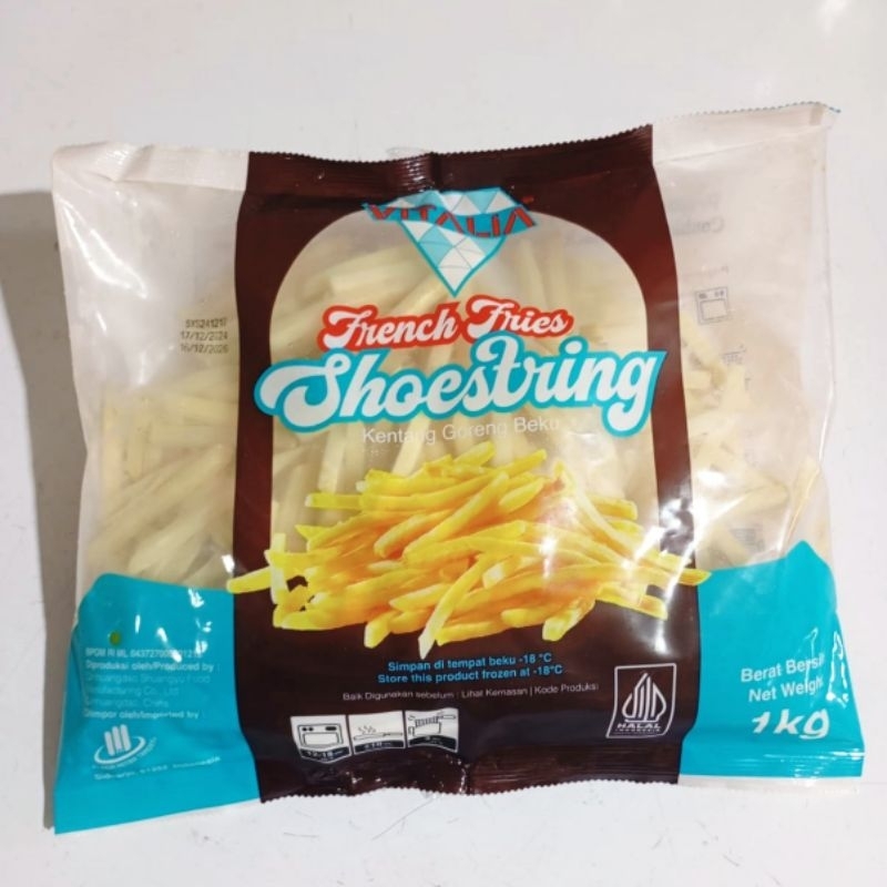 Jual Kentang Goreng VITALIA French fries Shoestring 1 kg | Shopee Indonesia