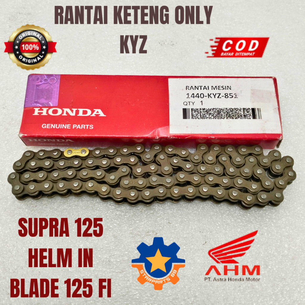 Jual RANTAI KETENG ONLY KYZ HONDA SUPRA X 125 HELM IN BLADE FI 125 ...