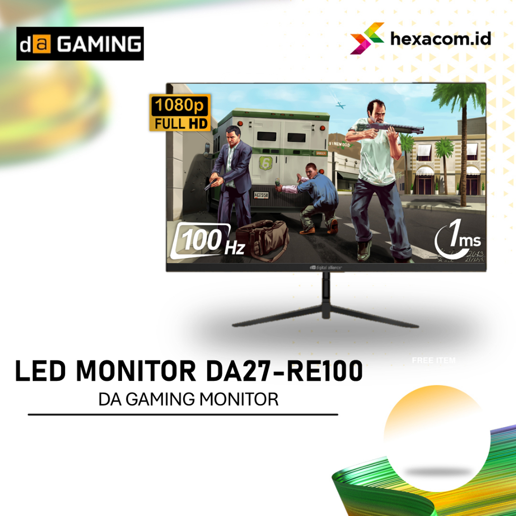 Jual Monitor LED Digital Alliance 27" inch 100Hz IPS 1ms 99% SRGB DA27-RE100 | Shopee Indonesia