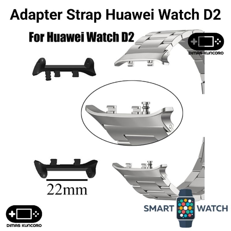 Jual Adapter Strap Huawei Watch D2 conector penghubung tali jam ...