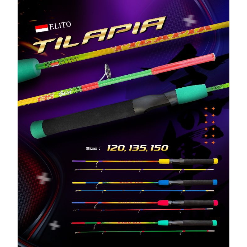 Jual JORAN FIBER TILAPIA UKURAN 120-135-150 full busa eva | Shopee ...