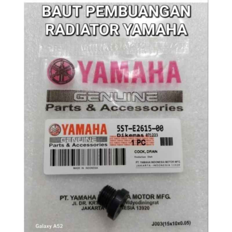 Jual Baut tutup pembuangan air radiator bawah NMAX AEROX LEXI MX ...