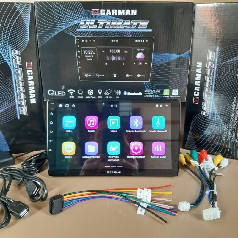 Jual HEAD UNIT ANDROID 9 INCH CARMAN RAM 2 GB ANDROID AUTO Wireless ...