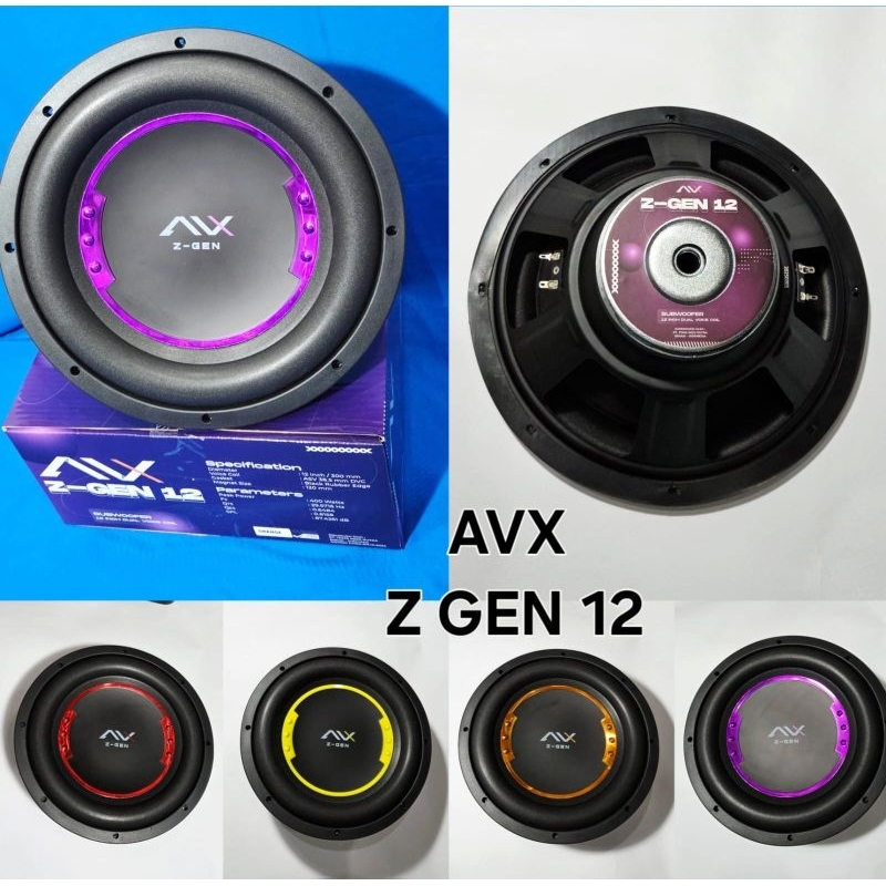 Jual Speaker Subwoofer 12 inch AVX Z-GEN 2 Doubel Coil 400W | Shopee Indonesia