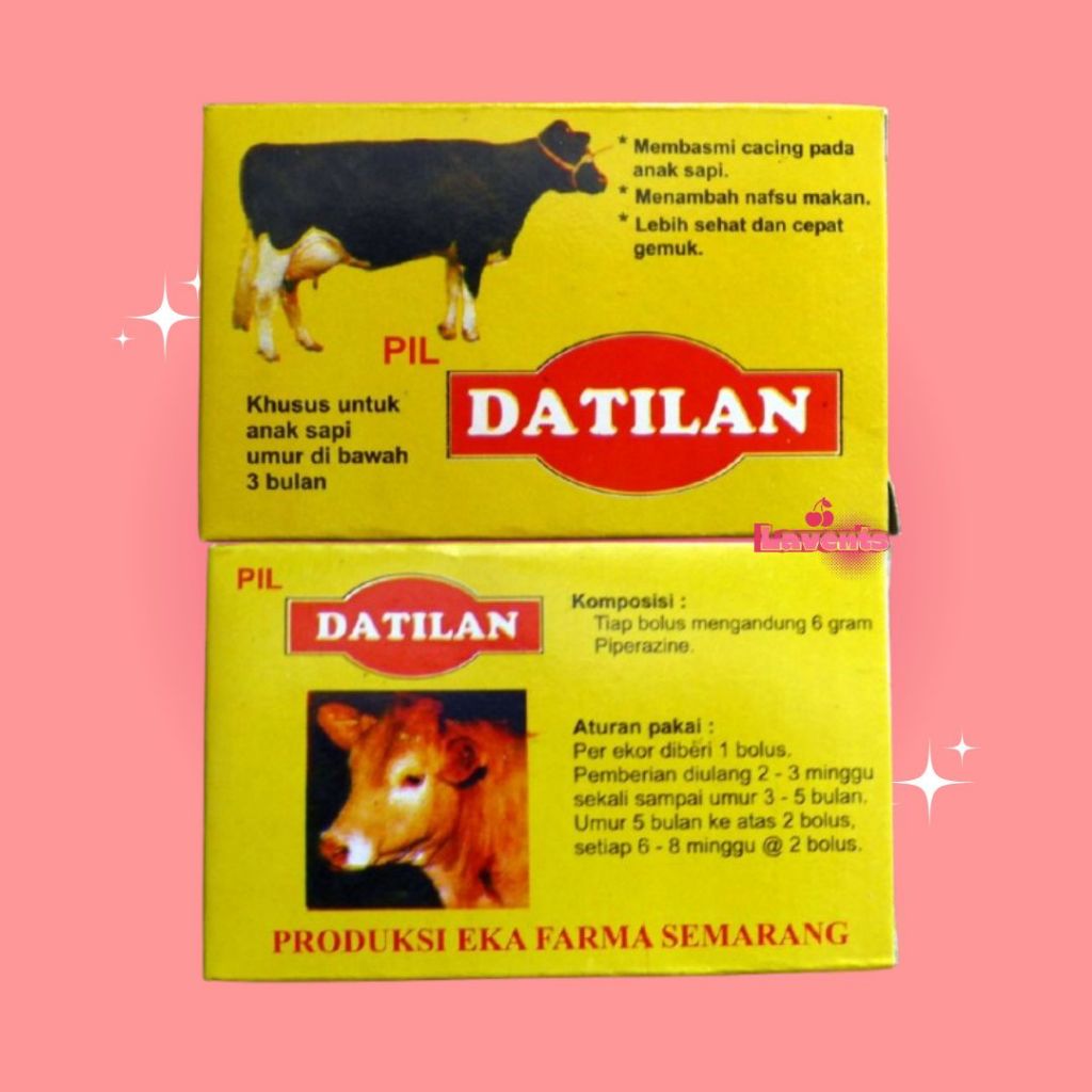 Jual Obat Cacing Anak Sapi Datilan Pil 4 Bolus | Shopee Indonesia