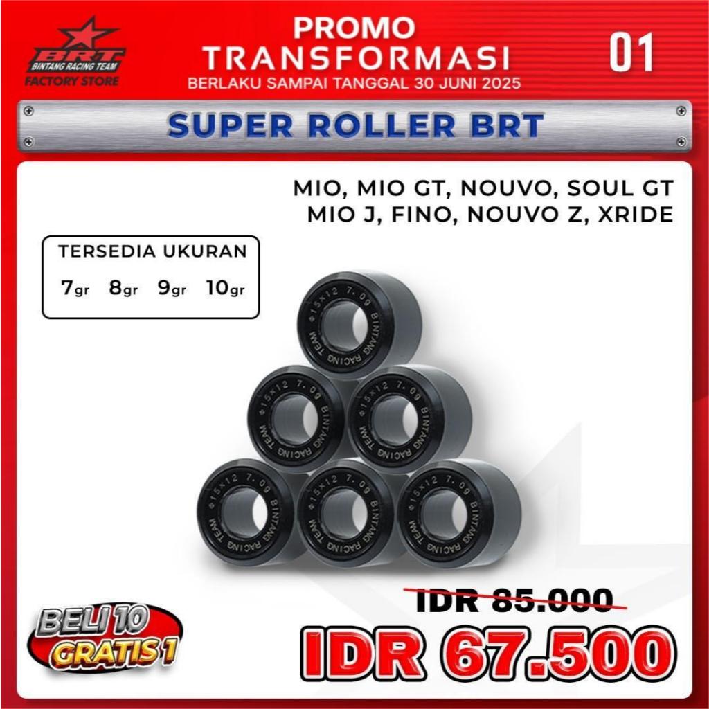 Jual ROLLER BRT MIO/ MIO GT/ NOUVO/ SOUL GT/ MIO J/ FINO / NOUVO Z / XRIDE | Shopee Indonesia