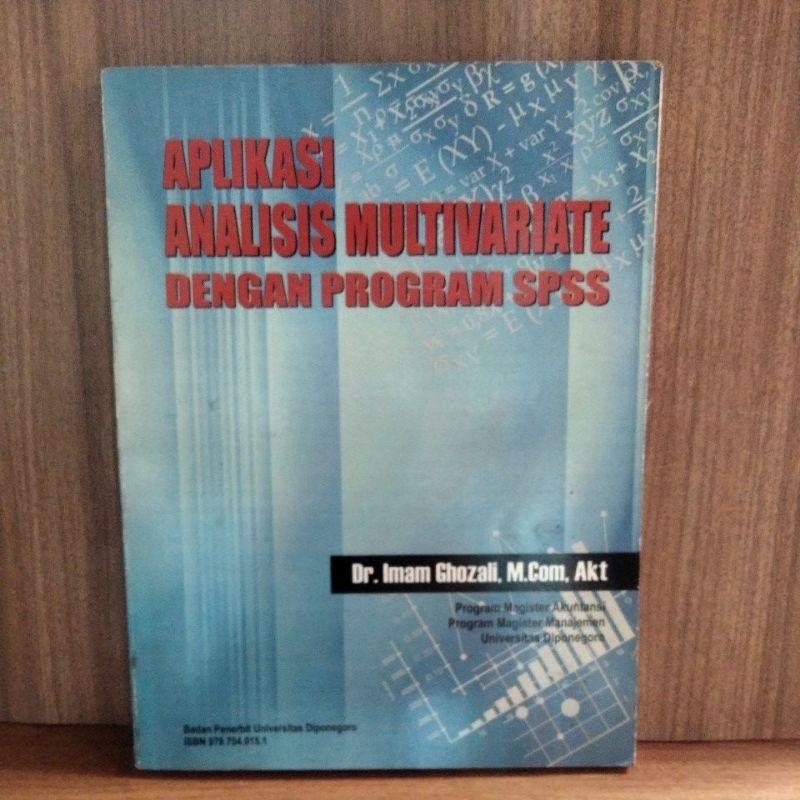Jual APLIKASI ANALISIS MULTIVARIATE DENGAN PROGRAM SPSS. | Shopee Indonesia