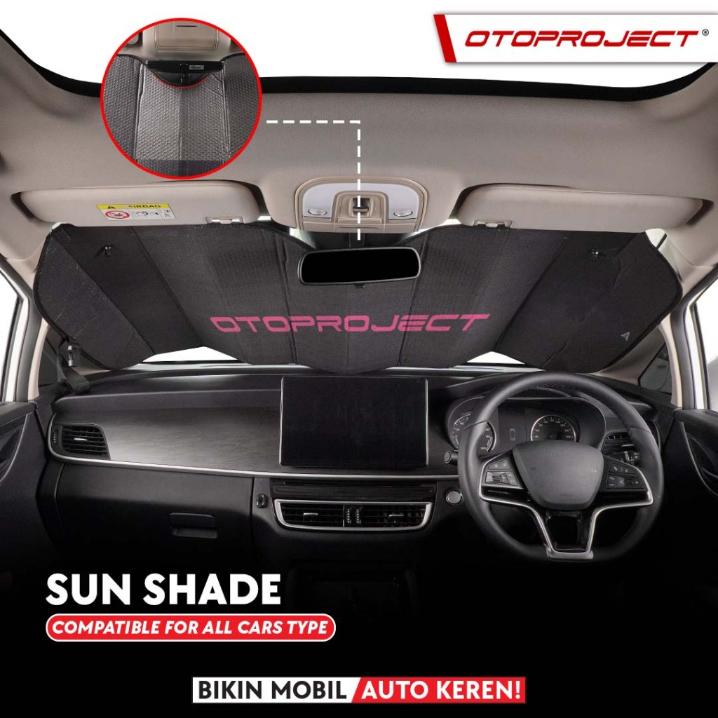 Jual Otoproject - Sunshade Pro Series 003 Sparkle Gray Silver 130X70Cm ...