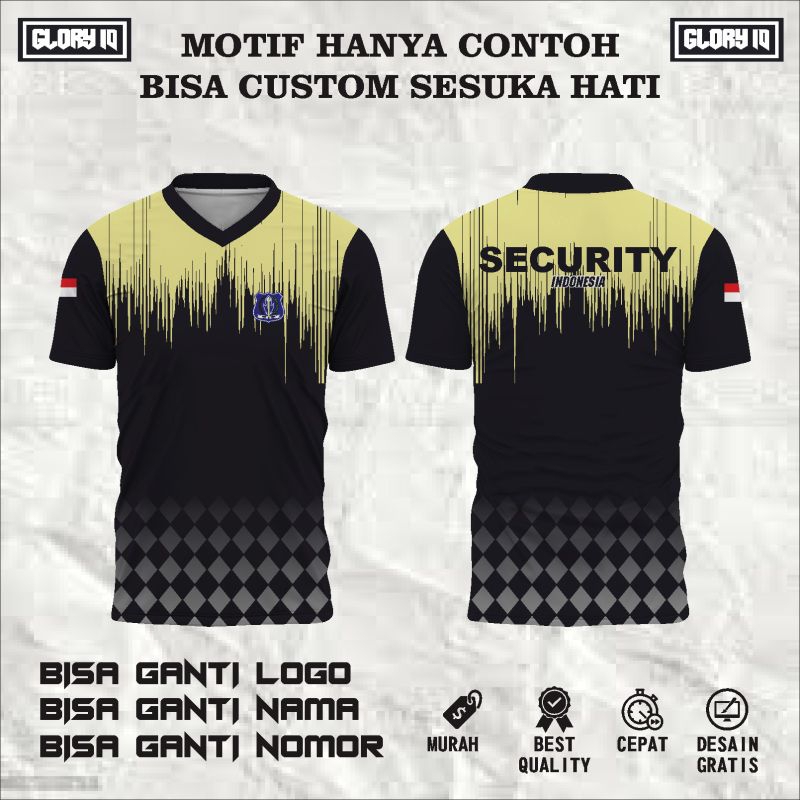 Jual JERSEY SECURITY CUSTOM | Shopee Indonesia