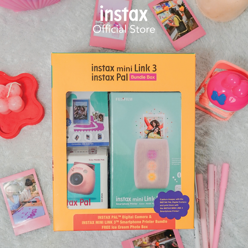 Jual Fujifilm Instax Mini Link 3 bundle PAL Smartphone Printer | Shopee ...