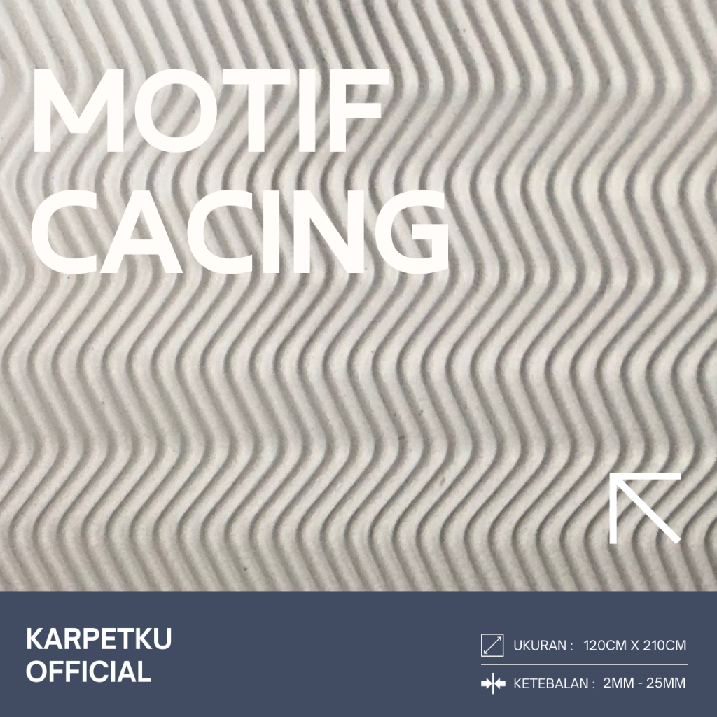 Jual Eva Sponge / Busa Hati / Spon Ati CACING MOTIF (125 X 220) Ukuran ...