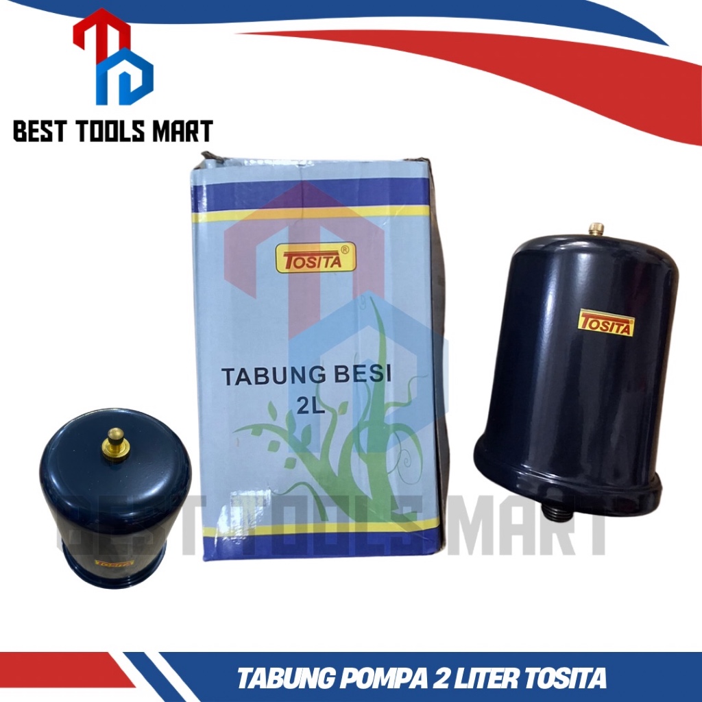 Jual Tabung pompa 2 liter tosita tabung pompa besi tangki tabung angin ...