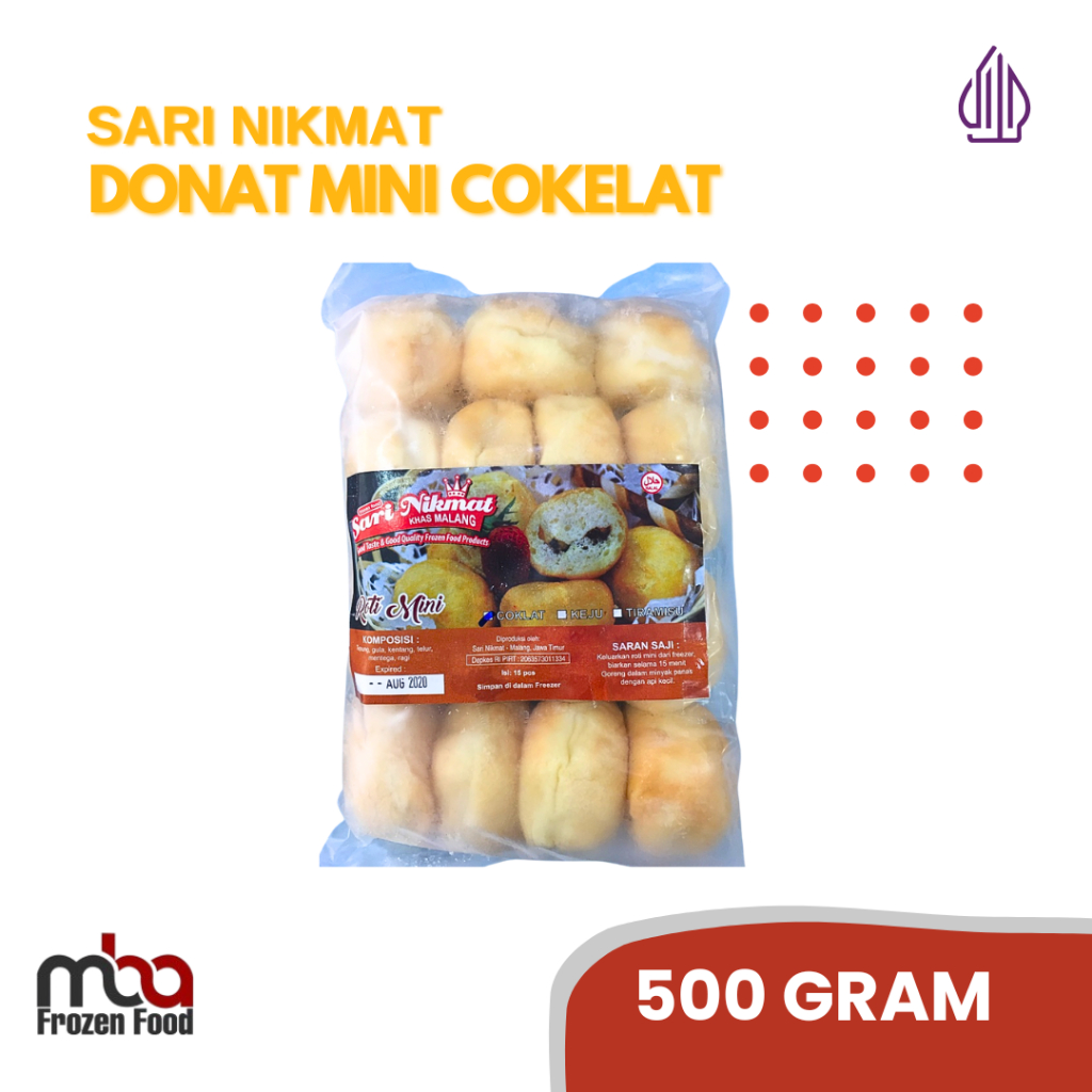 Jual Donat Mini Isi Cokelat Dan Keju 15 pcs, Produk Sari Nikmat ...