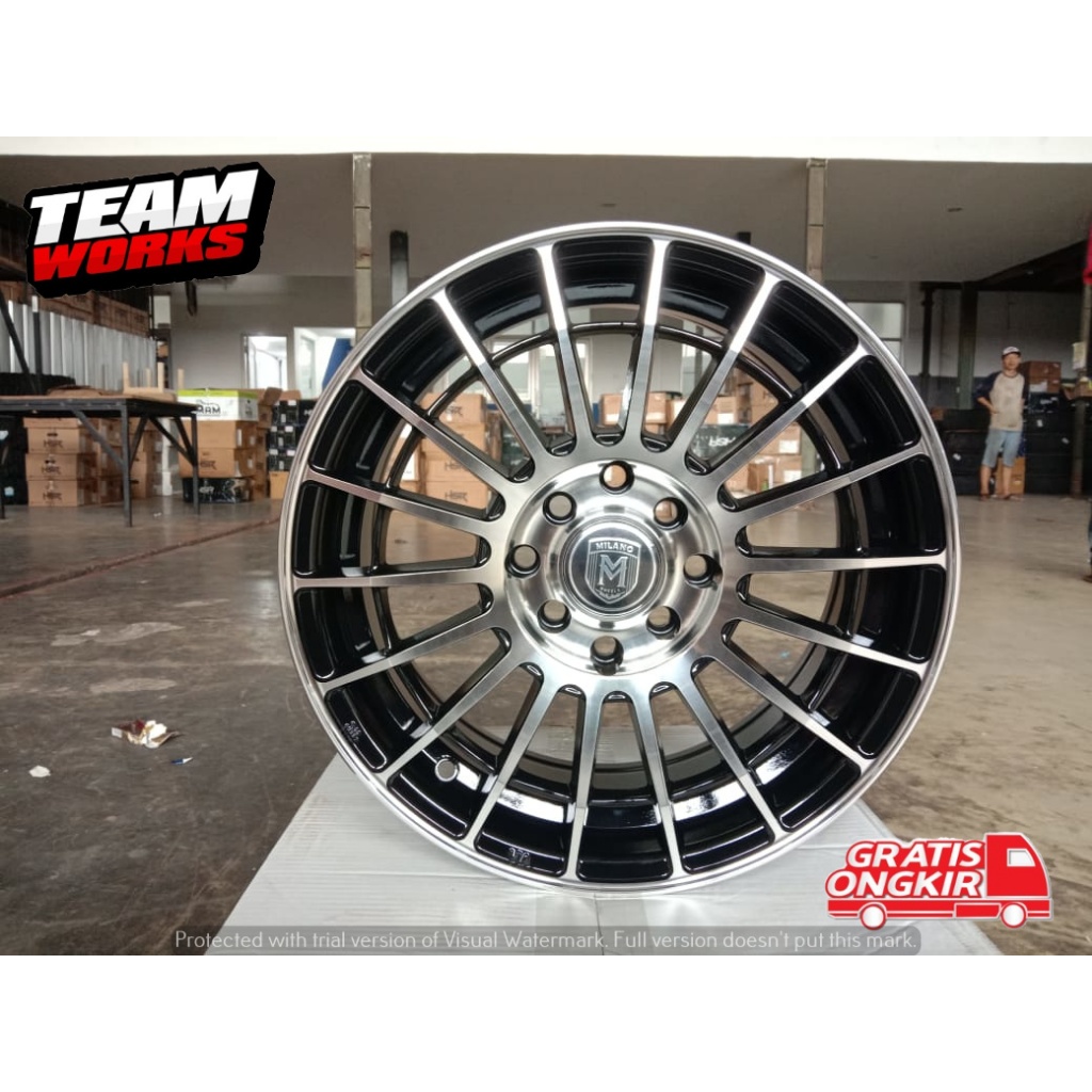 Jual PROMO VELG MOBIL RACING MODEL PALANG JARI JARI RING 17 YARIS JAZZ AVANZA RAIZE HSR CLASSES ...