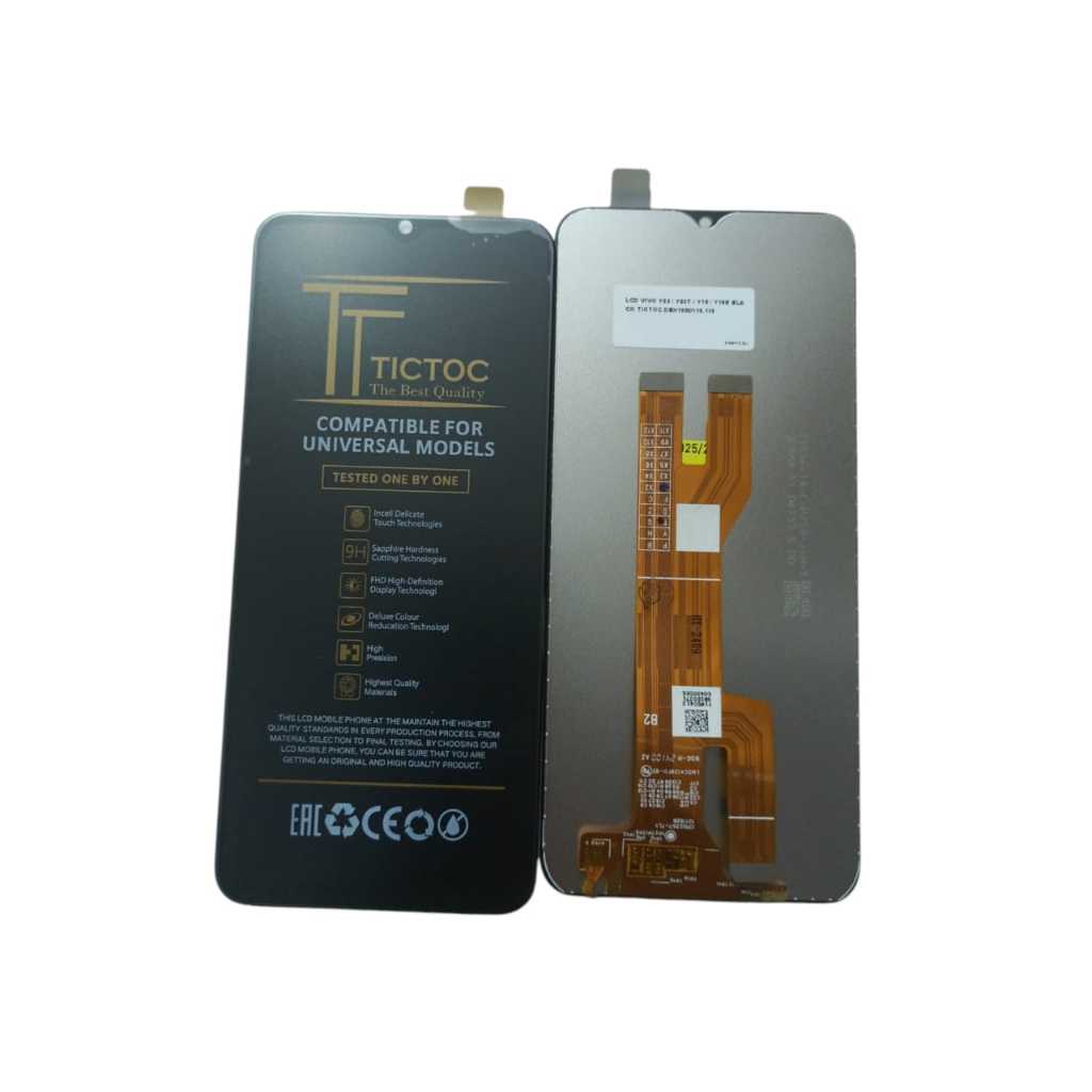 Jual LCD VIVO Y03 / Y03T / Y18 / Y18E BLACK TICTOC | Shopee Indonesia