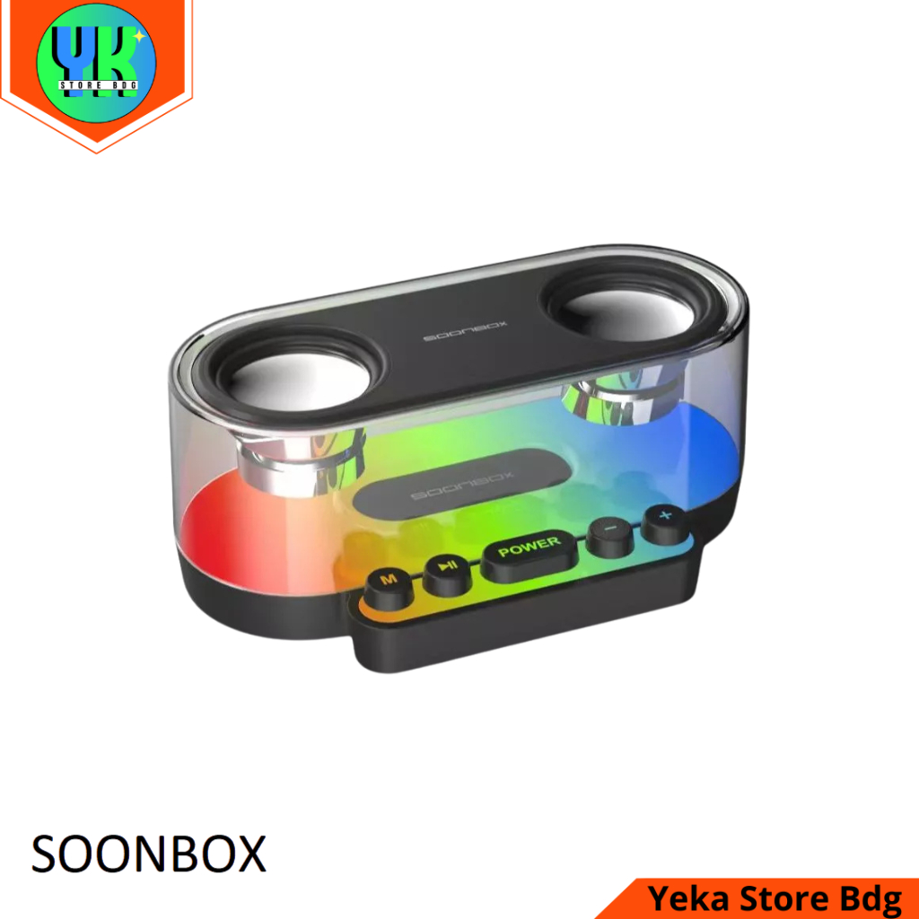 Jual SPEAKER SOONBOX S302 LED RGB speker Wireless music bass spiker ...