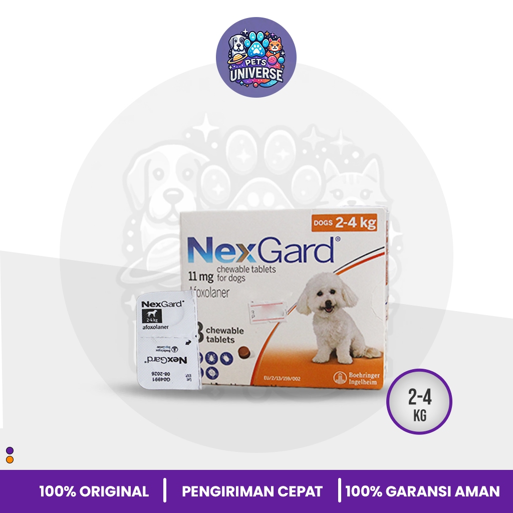 Jual NexGard - Obat Kutu Anjing Demodex Scabies Dog - Membasmi Segala ...