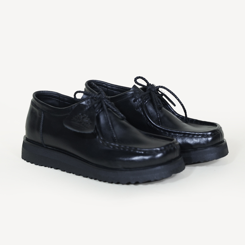 Jual Floody Blue I Sepatu Kulit Boots Pria I Walker Black Boots ...