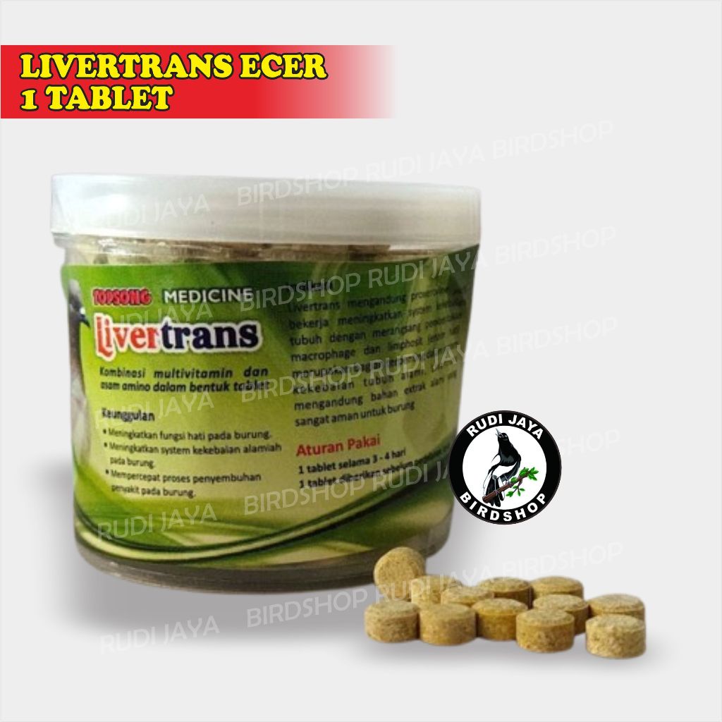 Jual LIVERTRANS LIVER TRANS TOPSONG JAMU VITAMIN OBAT BURUNG MERPATI ...