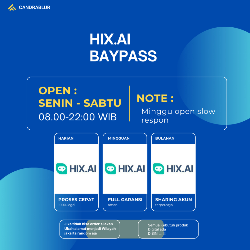 Jual Hix AI Bypass | Teks Bebas Deteksi dengan AI Humanizer | Shopee ...
