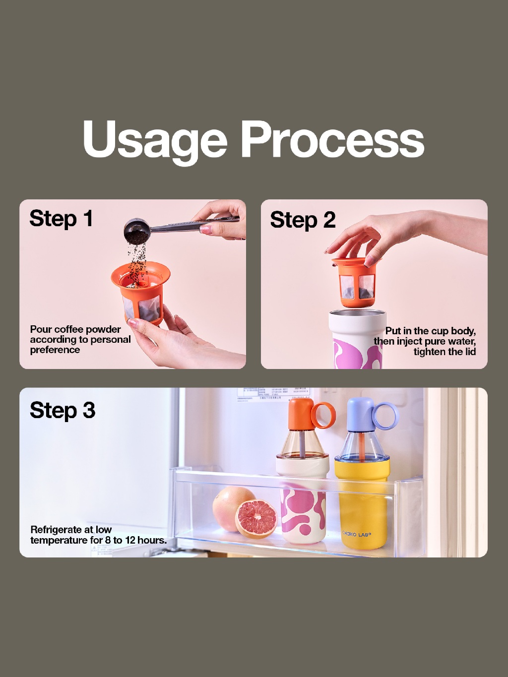 Jual CHAKO LAB Popo Cold Brew Cup 750ml | Shopee Indonesia