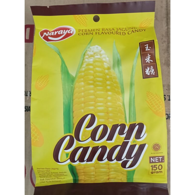 Jual Naraya Corn Flavoured Candy. Permen Rasa Jagung 150g | Shopee ...