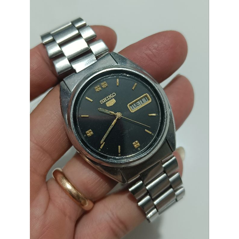 Jual Seiko 5 automatic 7009-3040 original bekas bagus normal semua siap pakai | Shopee Indonesia