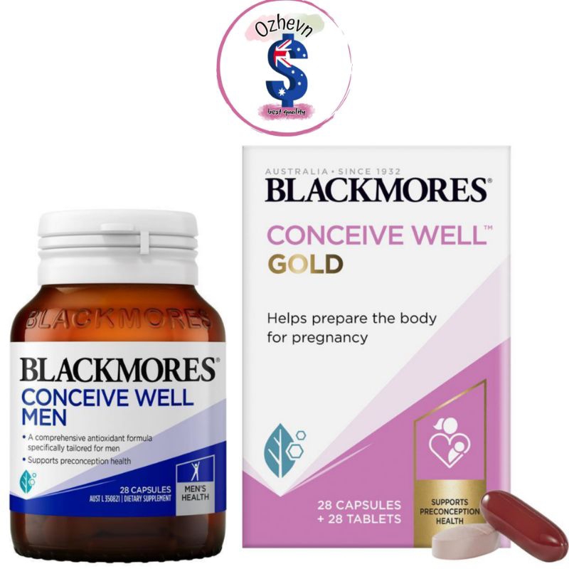 Jual Blackmores Conceive Well Gold 28 Tablets & 28 Capsules ...