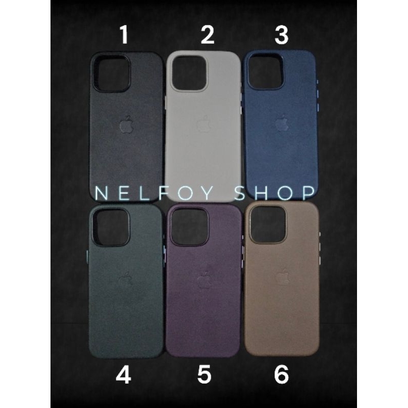 Jual Leather Case Magsafe Animation With Camera Button iPhone 16 / 16 ...