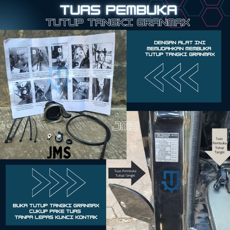 Jual Tuas Pembuka Tutup tangki Granmax Handle Handel Hendel Tanki ...