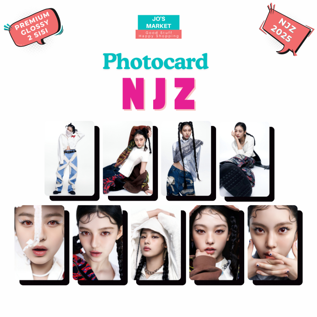 Jual Jo's Market Photocard NJZ NewJeans 2025 Minji Hanni Haerin Hyein Danielle Unofficial ...
