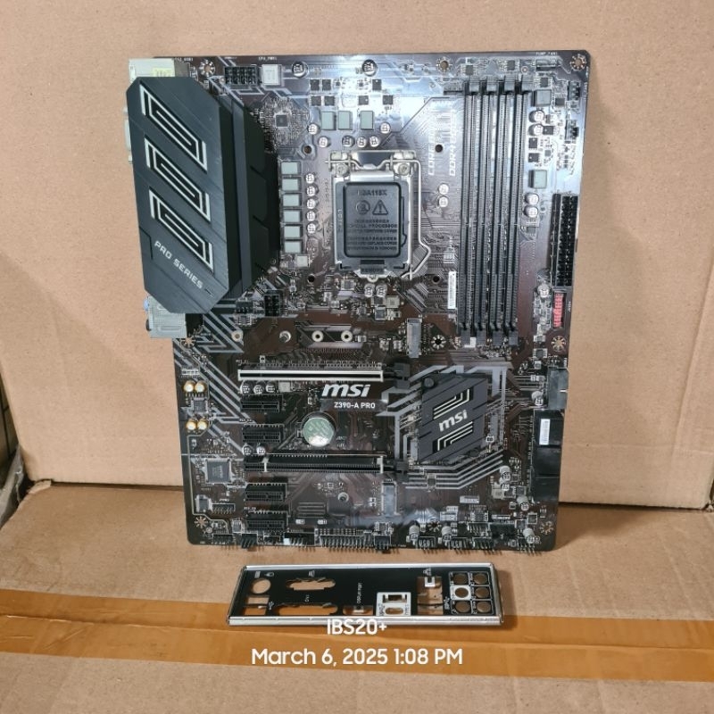 Jual MAINBOARD MSI Z390 A PRO ATX DDR4 SUPPORT GEN 8 & 9 LGA 1151 V2 ...