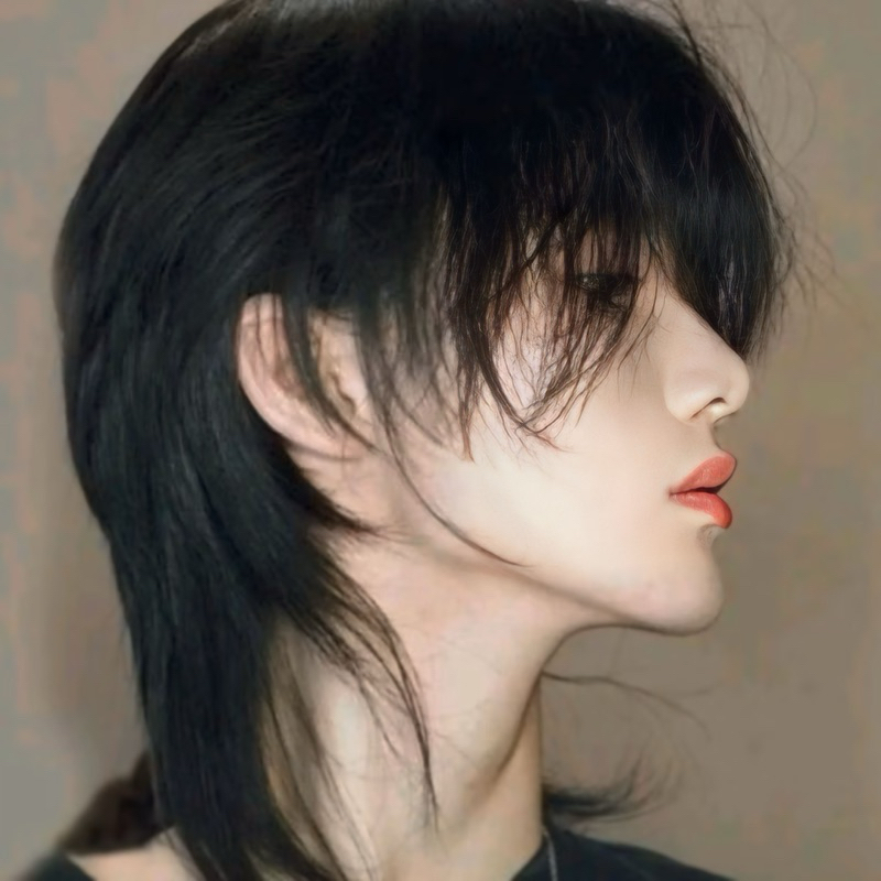 Jual Wig Cowo Rambut Palsu Model Mullet Panjang Bikin Ganteng | Shopee ...