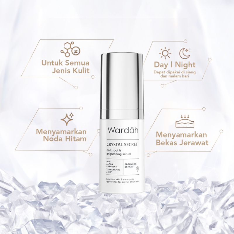 Jual Wardah Crystal Secret 3% Tranexamic Acid + Alpha Arbutin Dark Spot ...