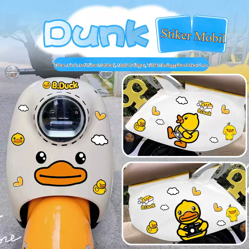 Jual Stiker Helm Lucu Bebek Kuning Kartun, Tahan Air Mudah Dilepas ...