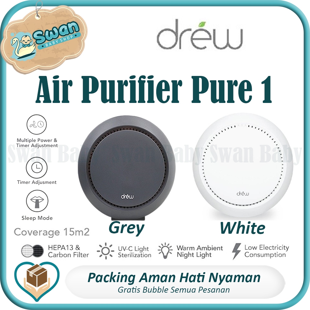 Jual Drew Air Purifier Pure 1 / Pembersih Udara / Purifier Hepa Filter ...