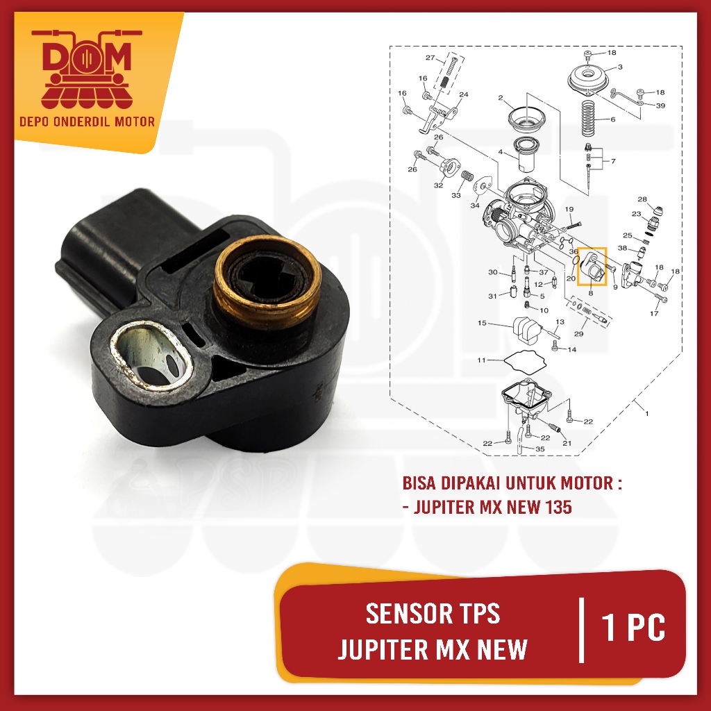Jual Sensor TPS Jupiter MX New (PSP) Indikator TVS Setelan Angin ...