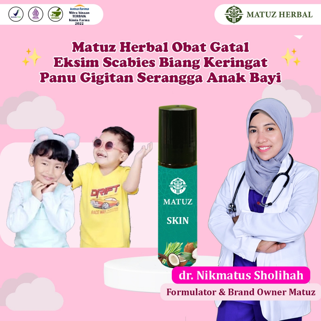 Jual MATUZ HERBAL Obat Gatal Scabies Panu Gigitan Serangga Ruam Iritasi ...
