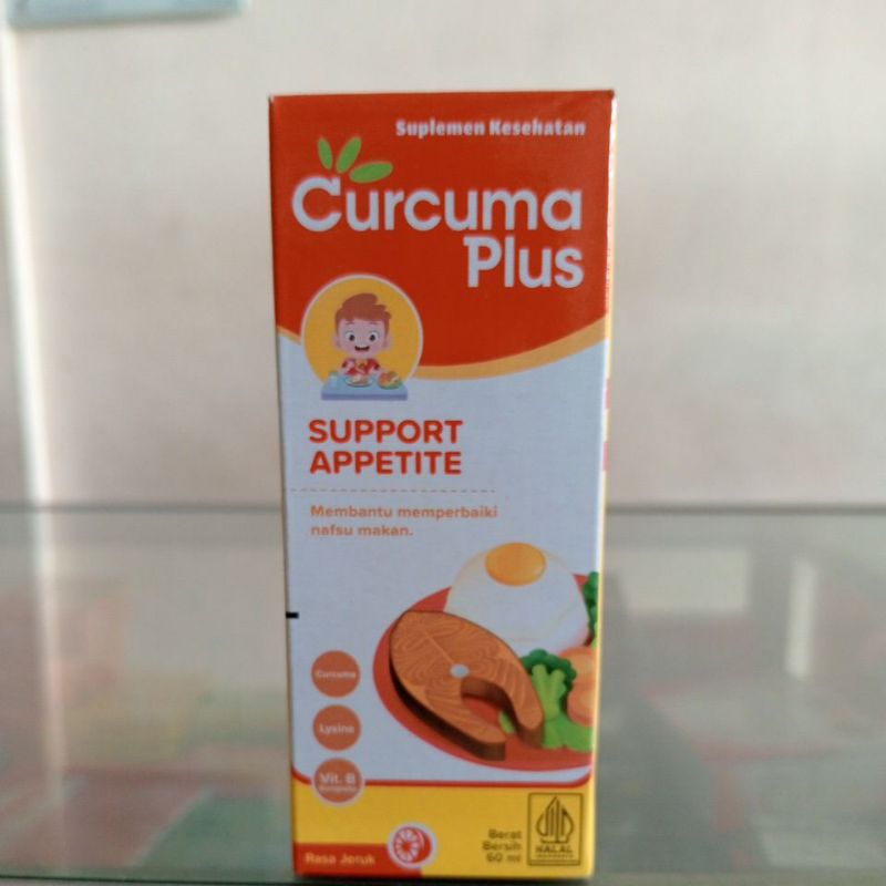 Jual Curcuma Plus Support Appetite Rasa Jeruk 60ml | Shopee Indonesia