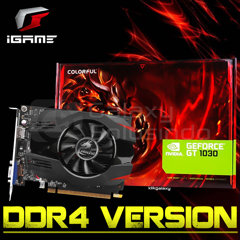 Jual Colorful Geforce GT 1030 4G-V 4GB GDDR4 - VGA GT1030 DDR4 | Shopee ...