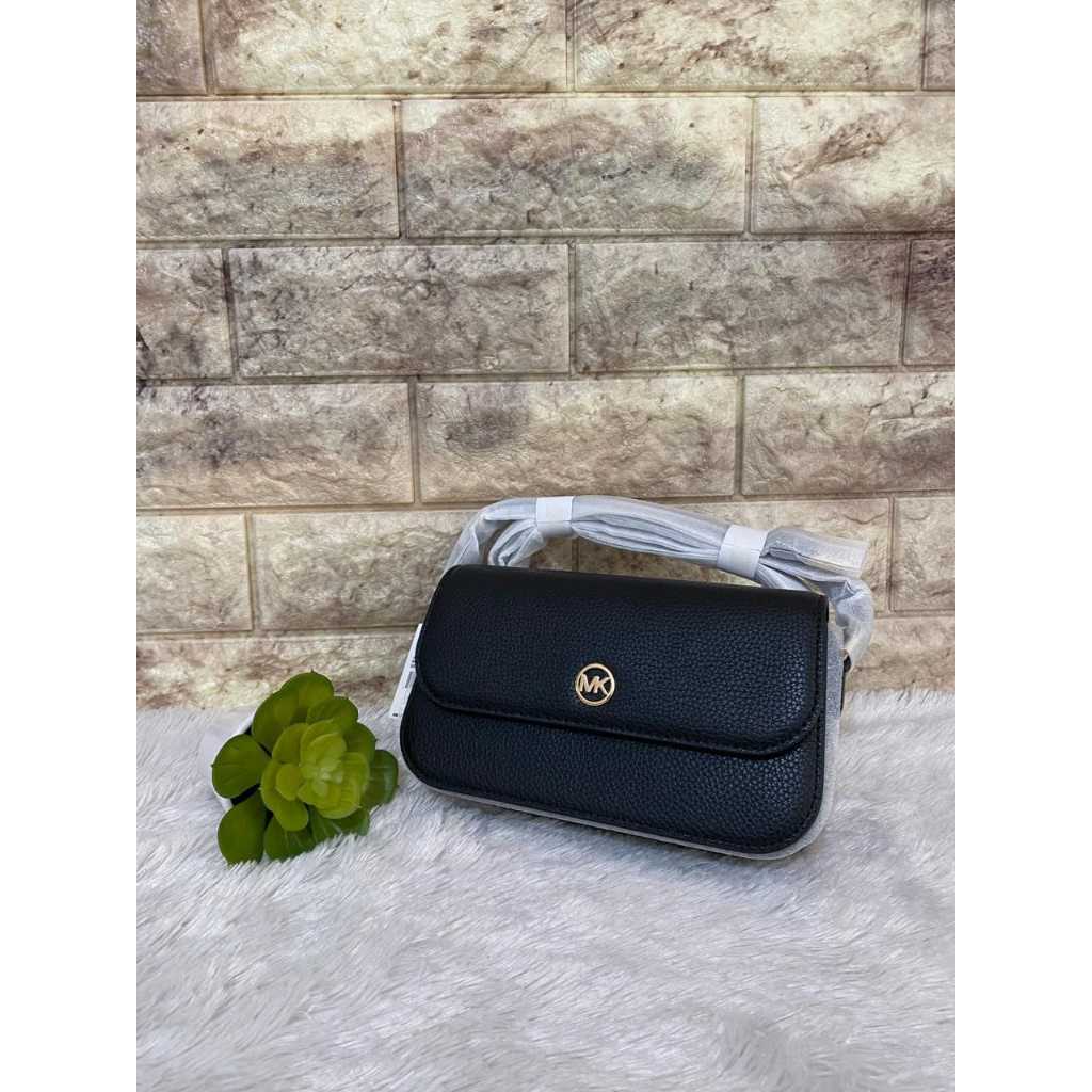 Jual TAS BRANDED Jet Set Travel Small Flap Logo Crossbody Bag Black ...