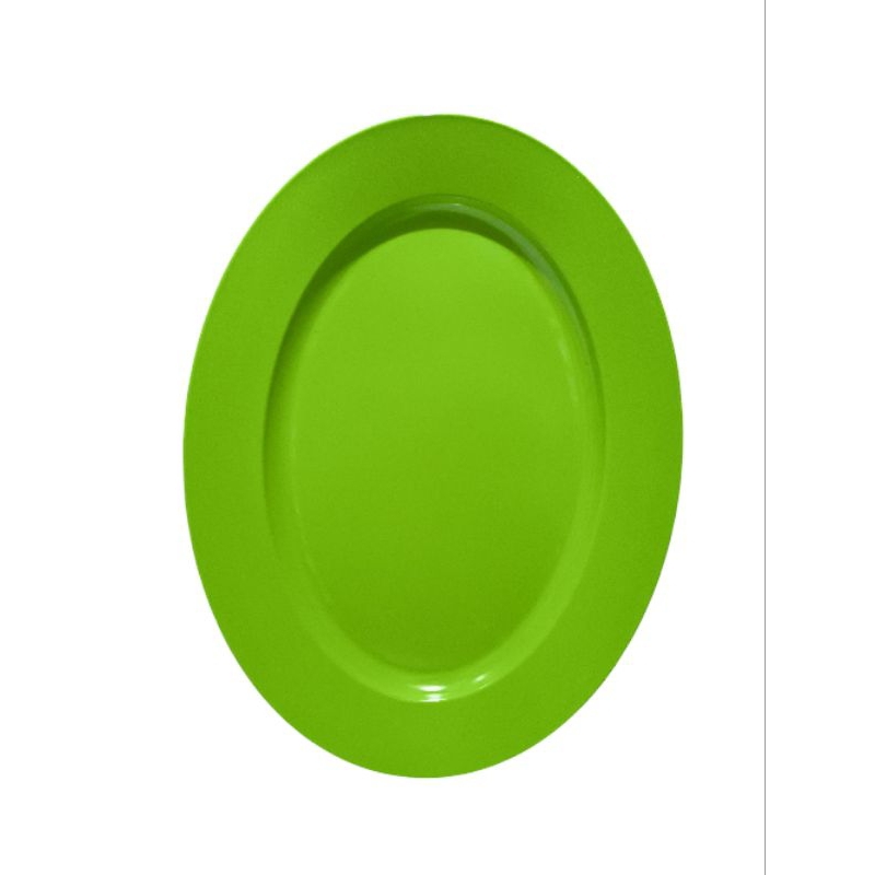 Jual Piring oval super jumbo/piring oval hijau besar | Shopee Indonesia