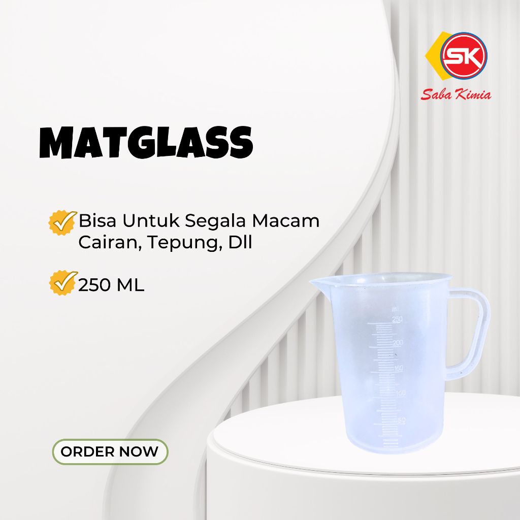 Jual Gelas Ukur Plastik / Matglass 250 ML | Shopee Indonesia