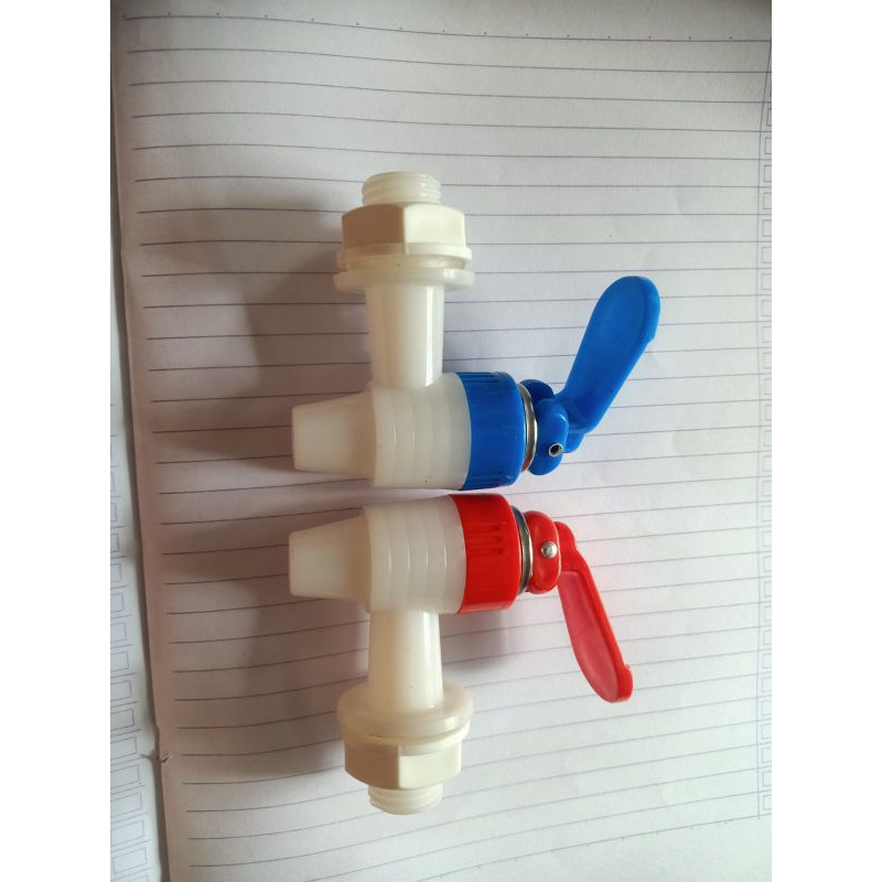 Jual kran dispenser multi 1 pasang merah dan biru | Shopee Indonesia